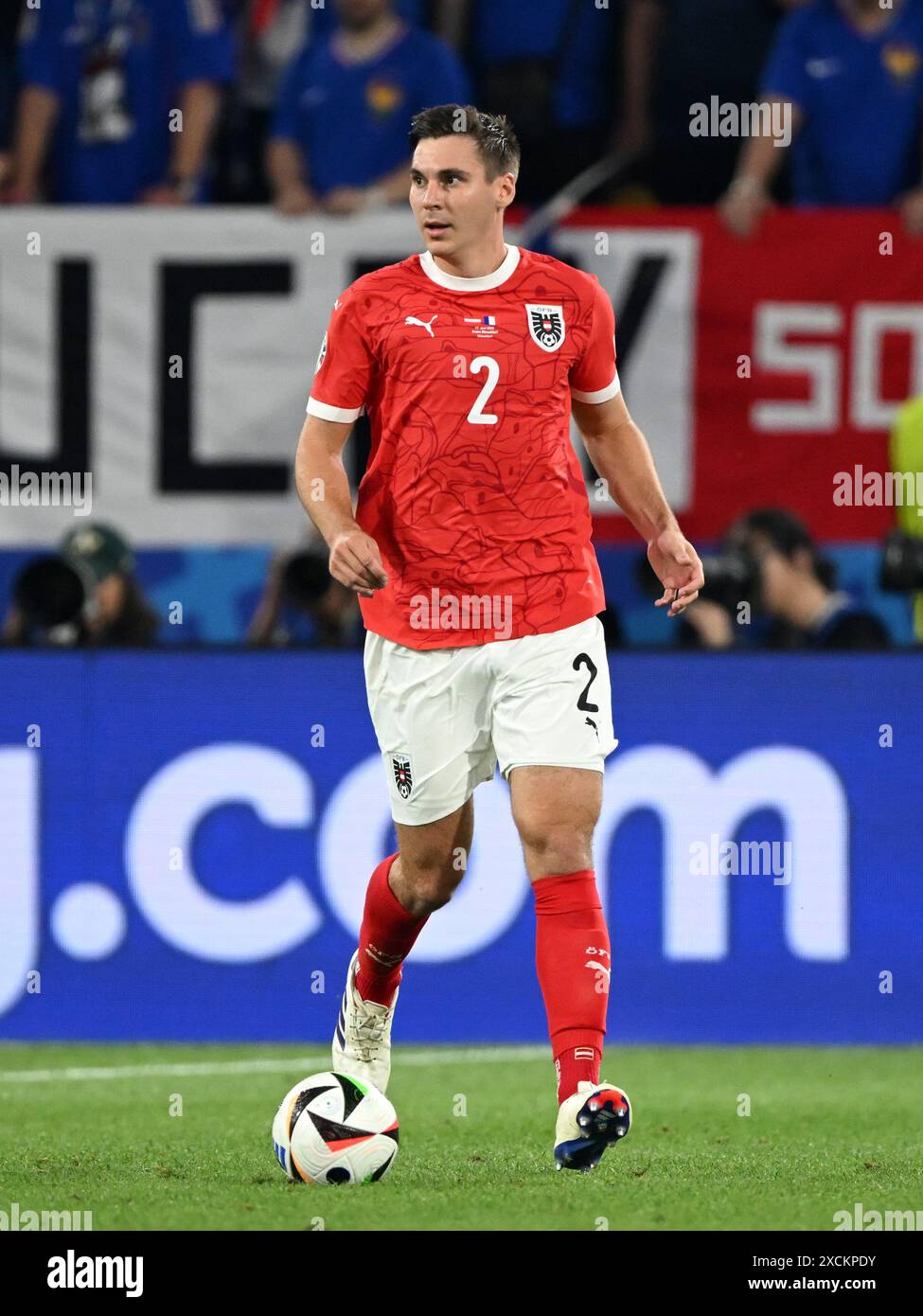 DUSSELDORF - Maximilian Wober of Austria during the UEFA EURO 2024 ...