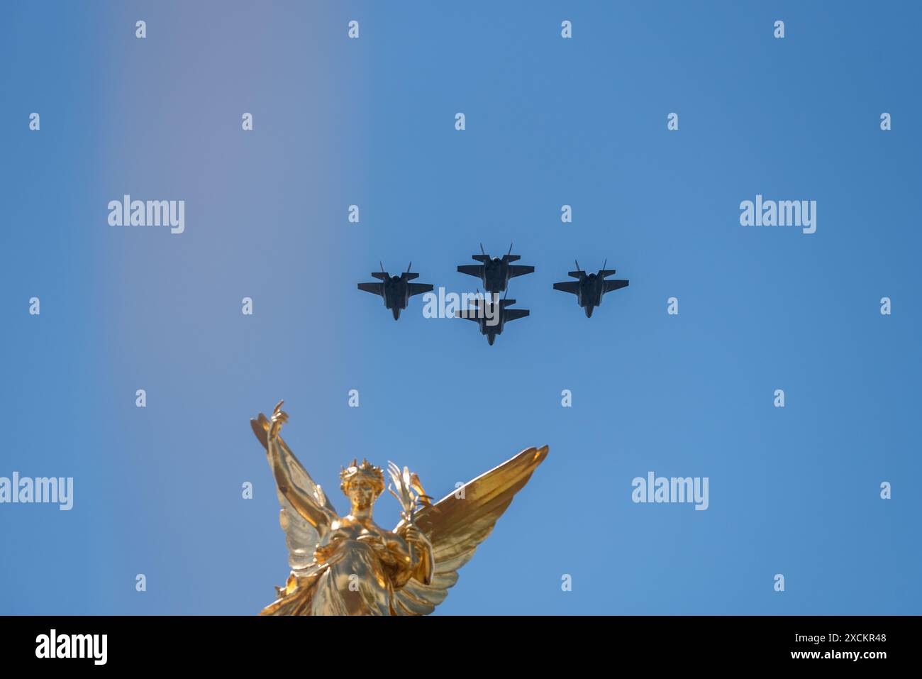 Royal Air Force Lockheed Martin F-35 fighter jets section of the King's ...