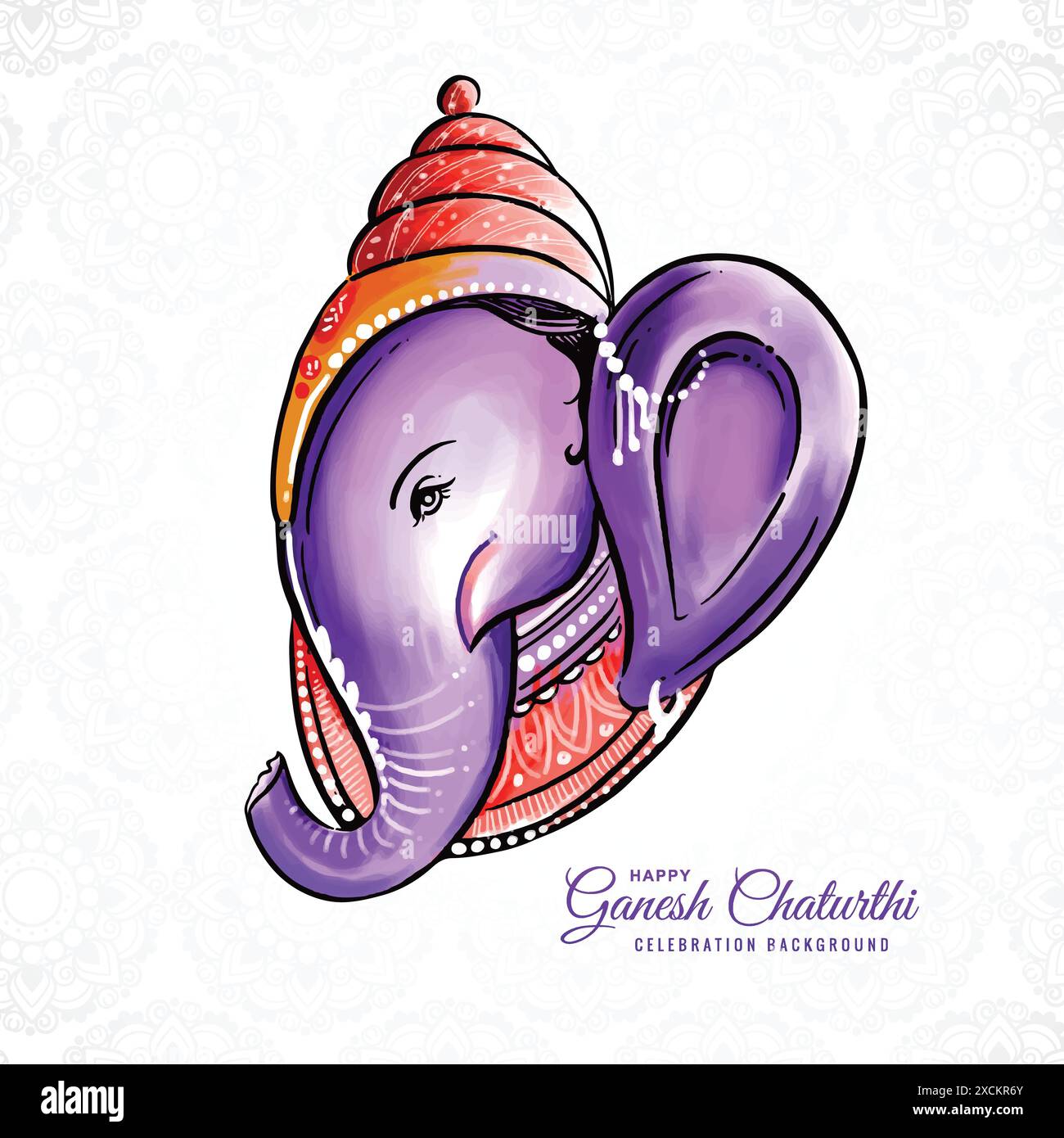 Artistic happy ganesh chaturthi creative card background Stock Vector ...