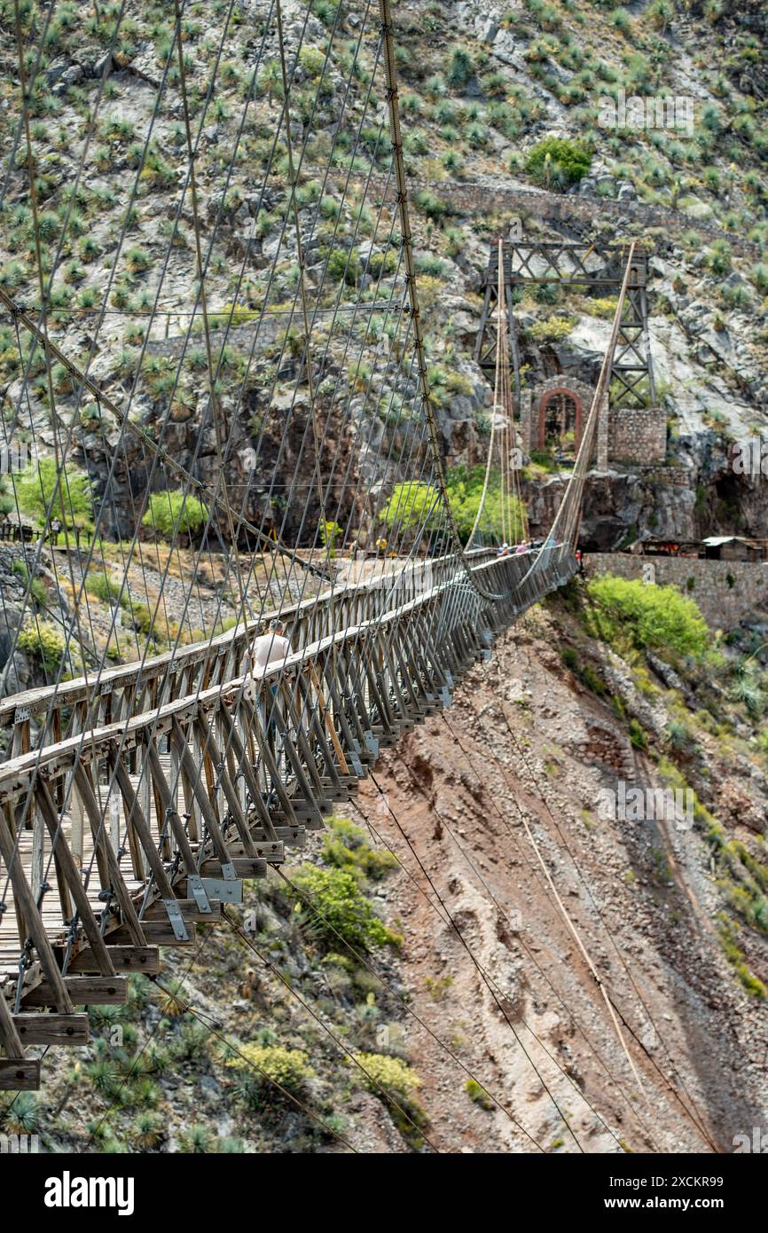 Puente de Ojuela , Historic gold mine and suspension bridge site in ...