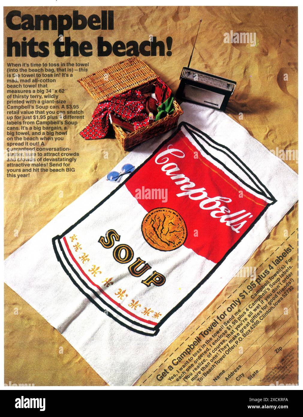 Campbells soup advert 1960s hi-res stock photography and images - Alamy