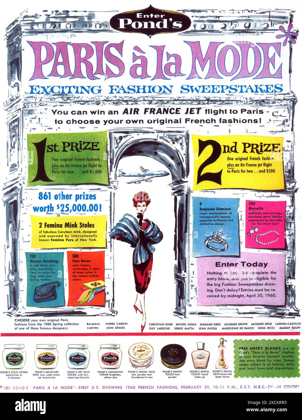 1960 fashion advertisements hi-res stock photography and images - Alamy