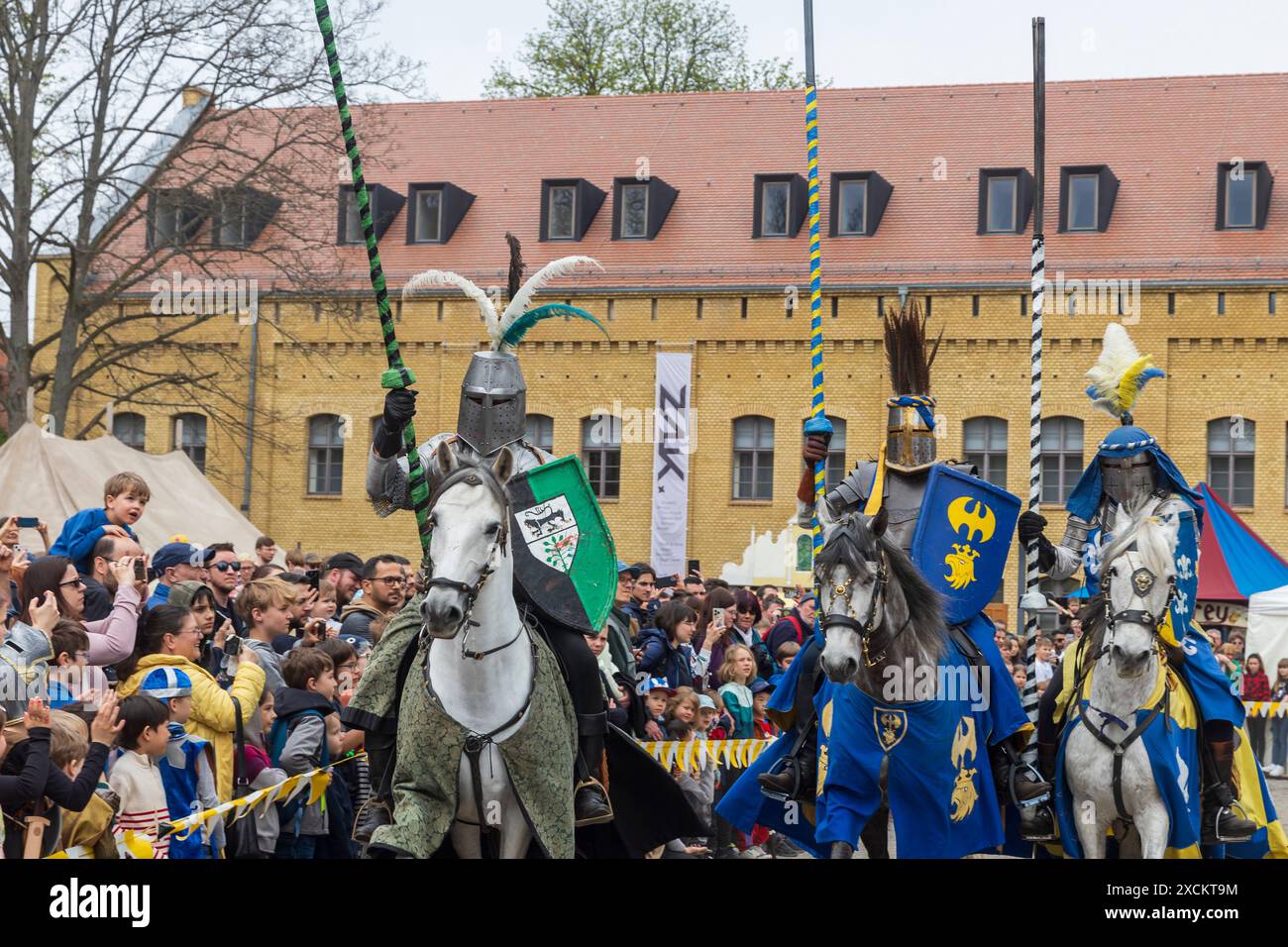 Berlin, Germany - 30 March, 2024: Medieval Fair: Easter Knight ...
