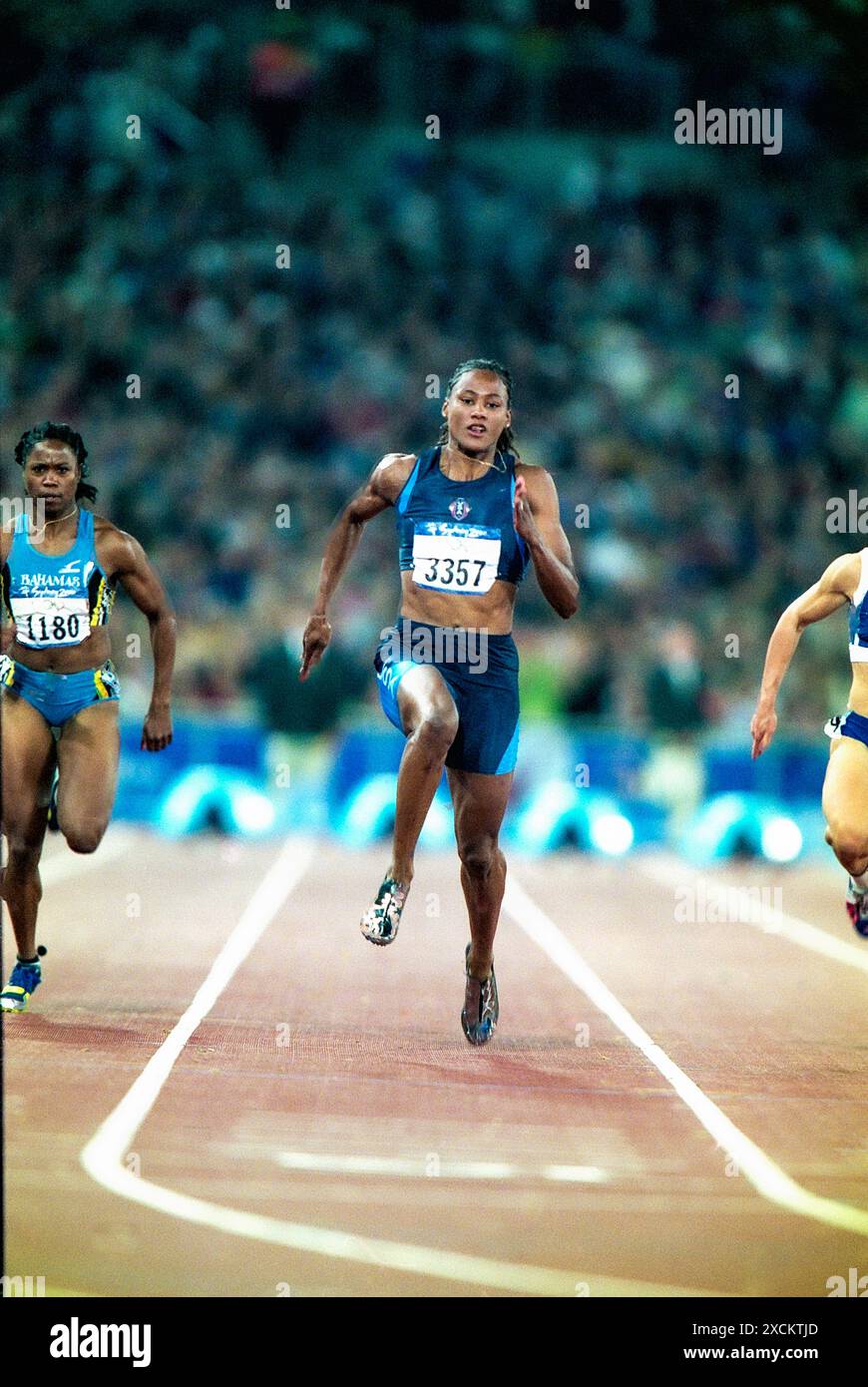 Marion jones olympic hi-res stock photography and images - Alamy