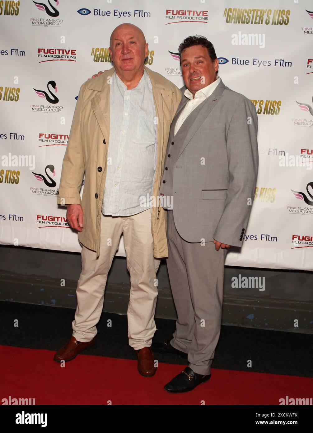 London, UK. Ray Burdis and Michael Head at A Gangster’s Kiss premiere ...