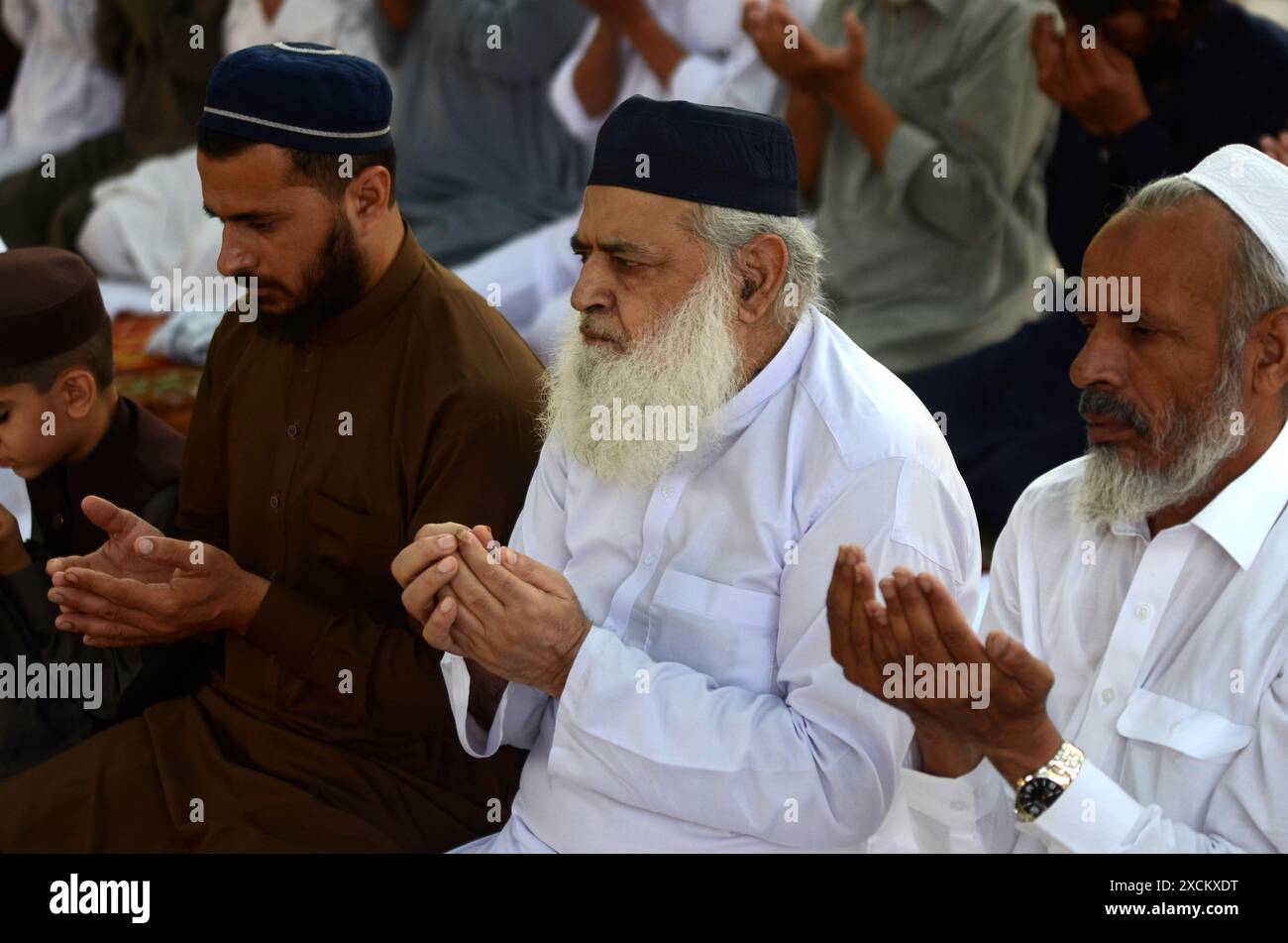 Peshawar, Peshawar, Pakistan. 17th June, 2024. Pakistani Muslims ...