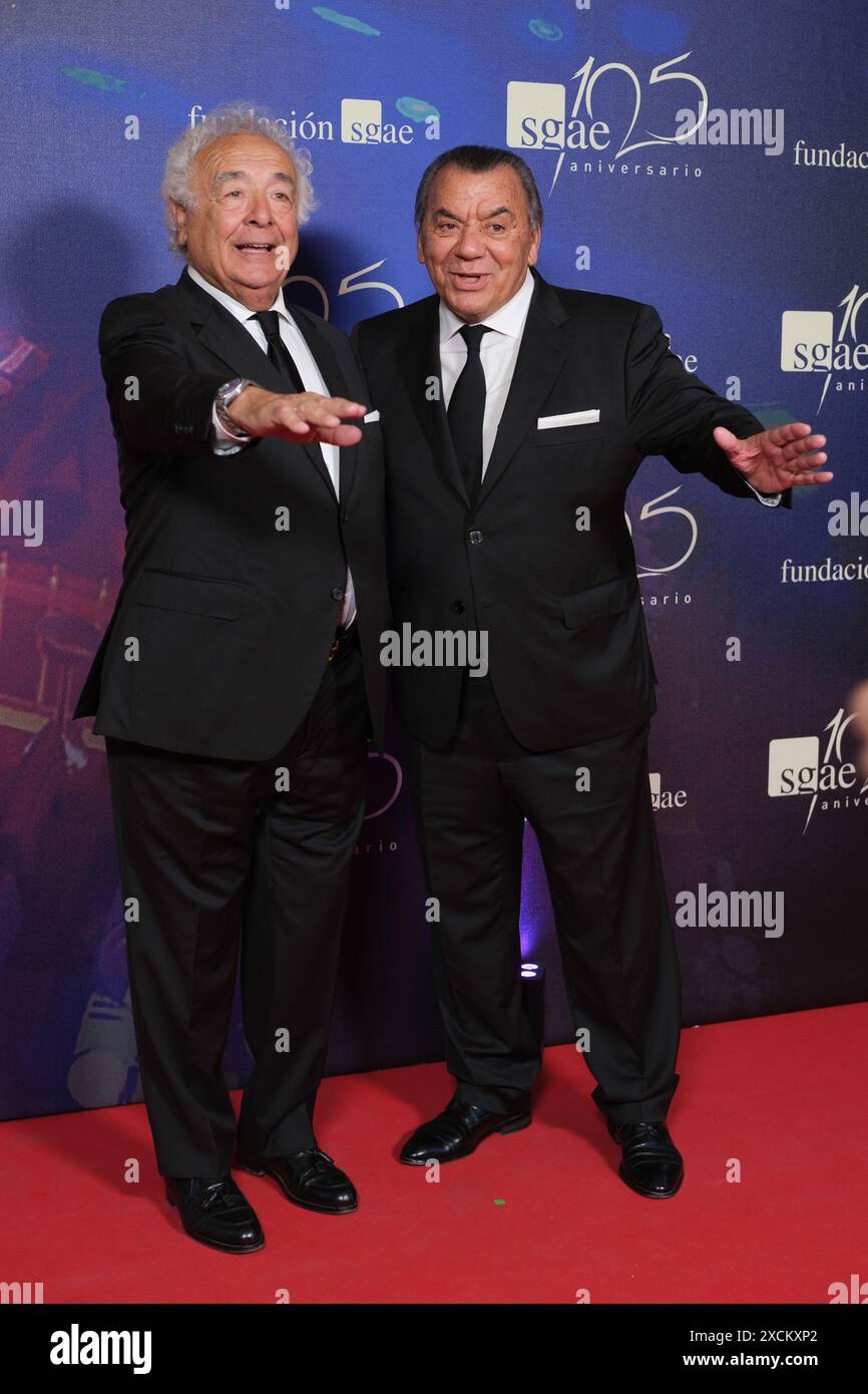 Los de Rio attend the photocall for the delivery of the 125 SGAE medals ...