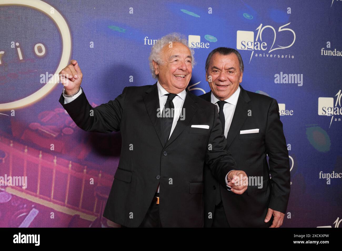 Los de Rio attend the photocall for the delivery of the 125 SGAE medals ...