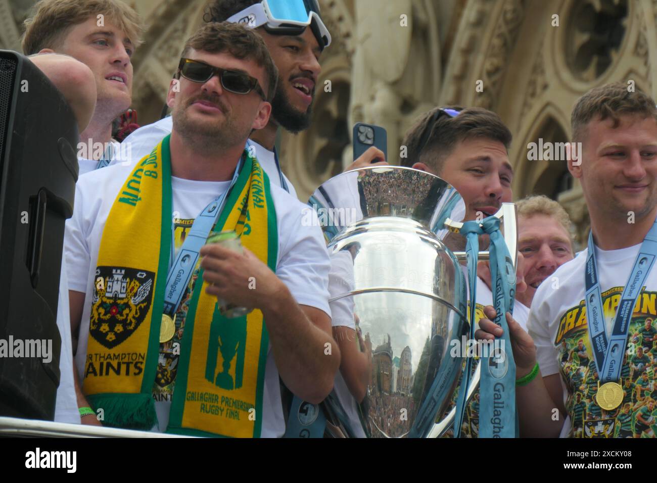Northampton Saints Rugby team winners champions win trophy award best ...