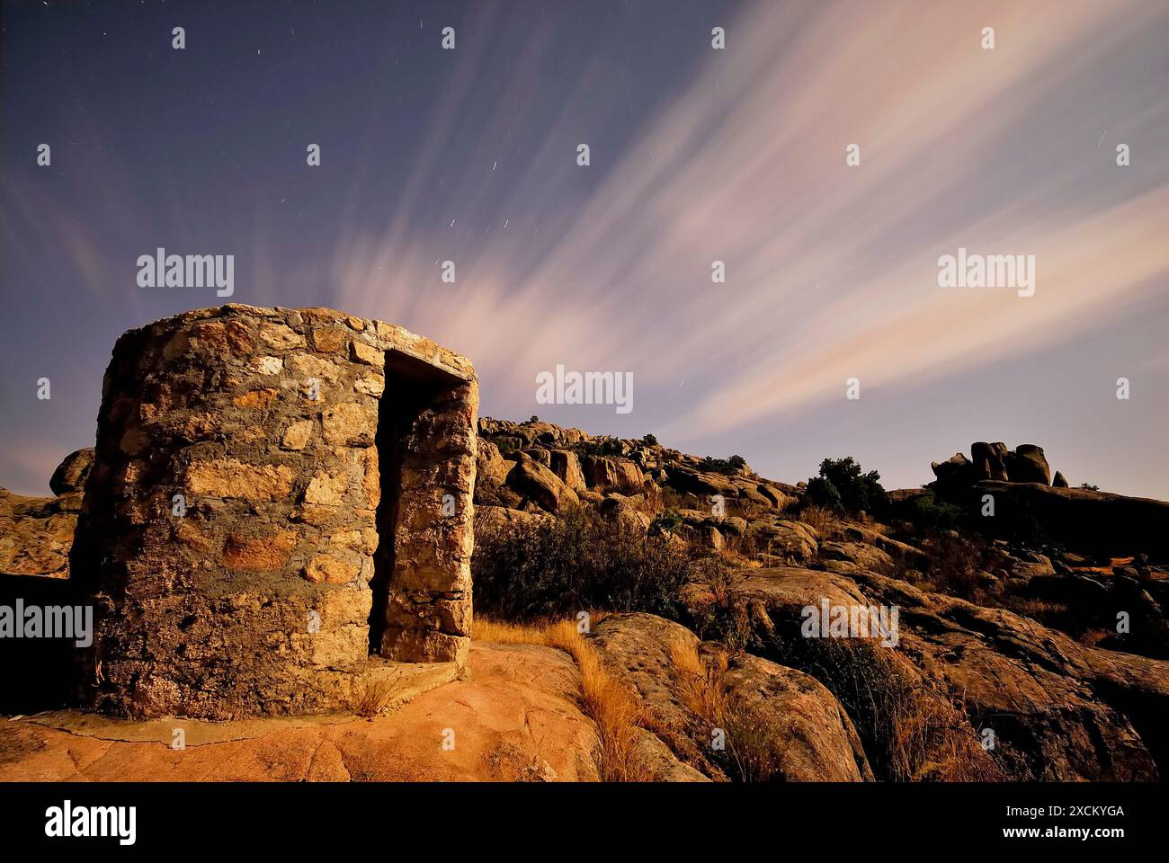 Old prison in Bustarviejo, Madrid, Spain Stock Photo - Alamy