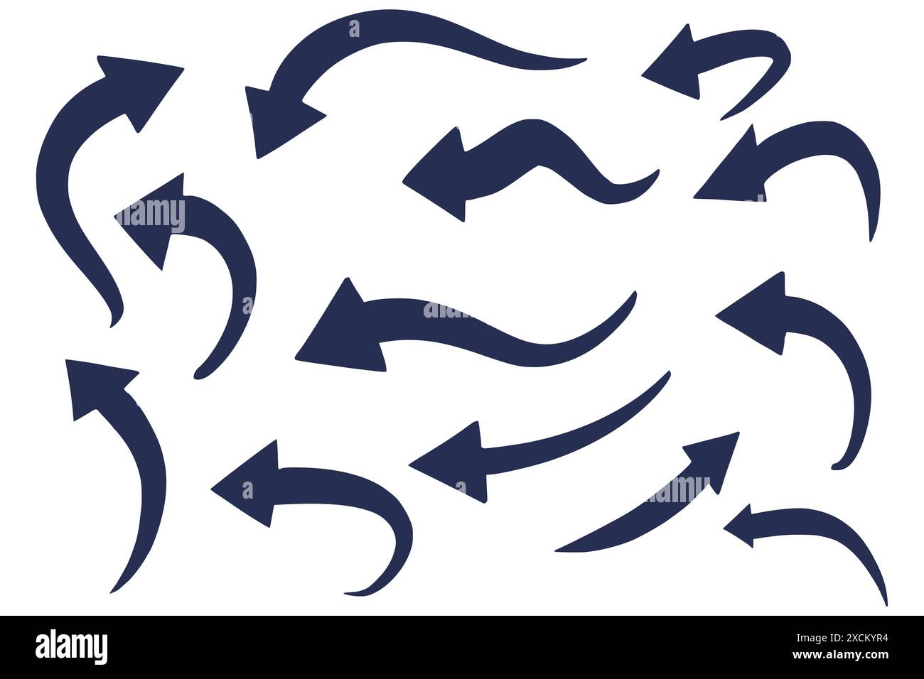 Modern different arrows set design Stock Vector Image & Art - Alamy