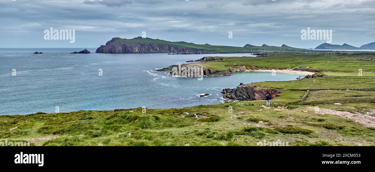 Coastline of Dingle Peninsula, Waymont, County Kerry, Ireland Stock ...