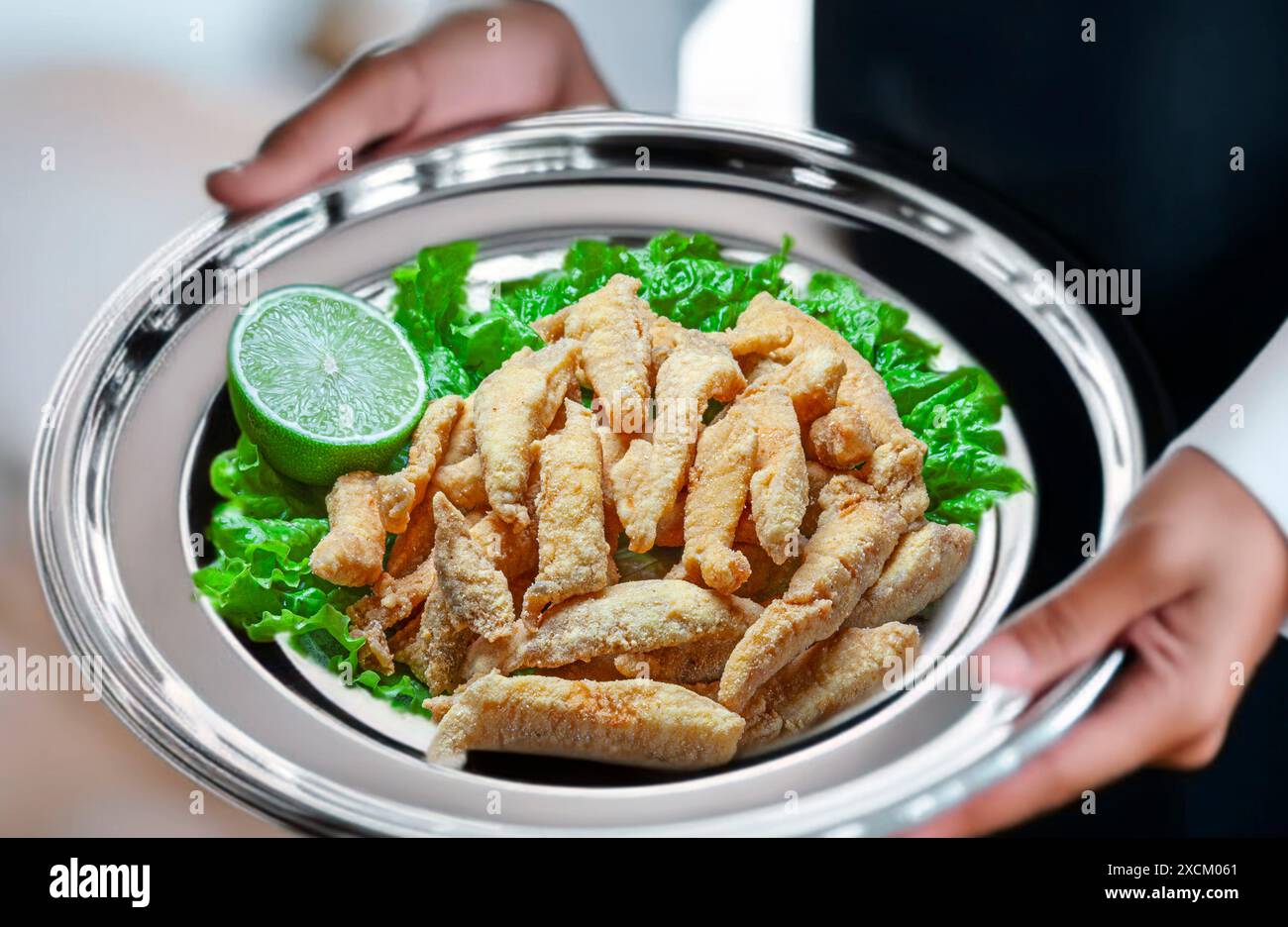 Breaded fish and broccoli hi-res stock photography and images - Alamy