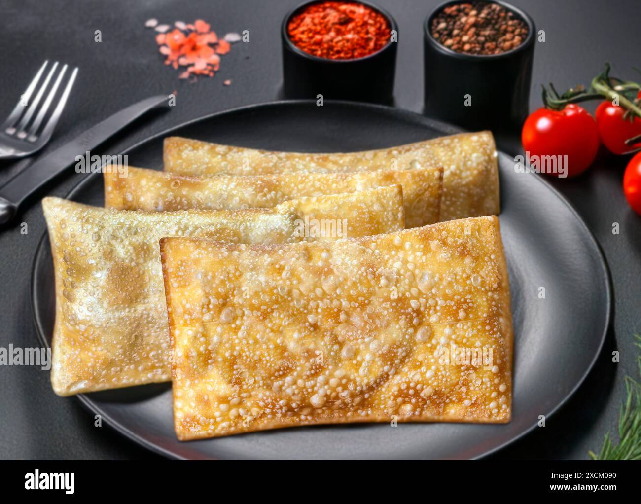 Pastel, Brazilian snack, Traditional Brazilian pastry Stock Photo - Alamy