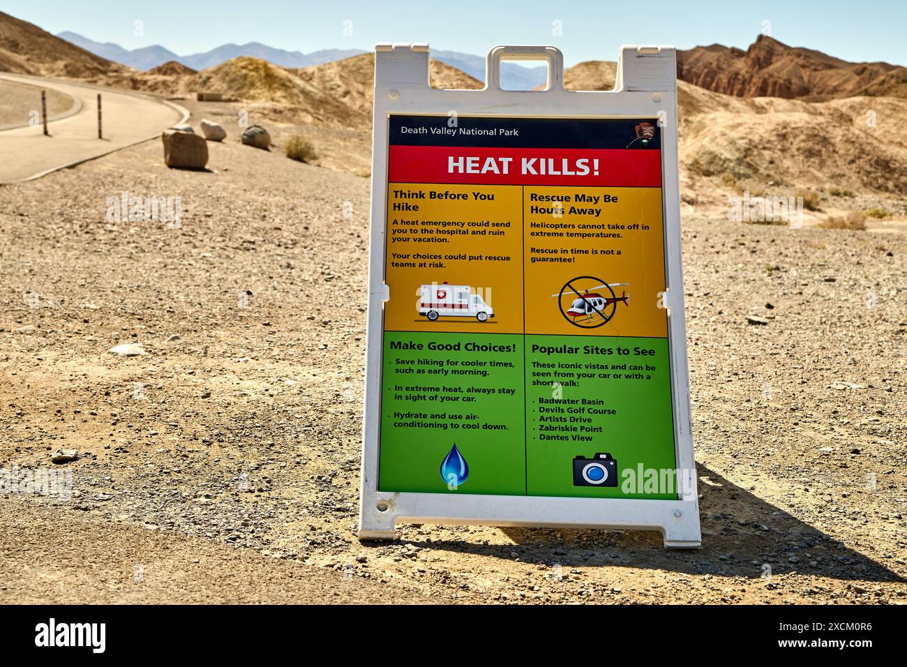 Death Valley, California, United States of America - June 11, 2024: A ...