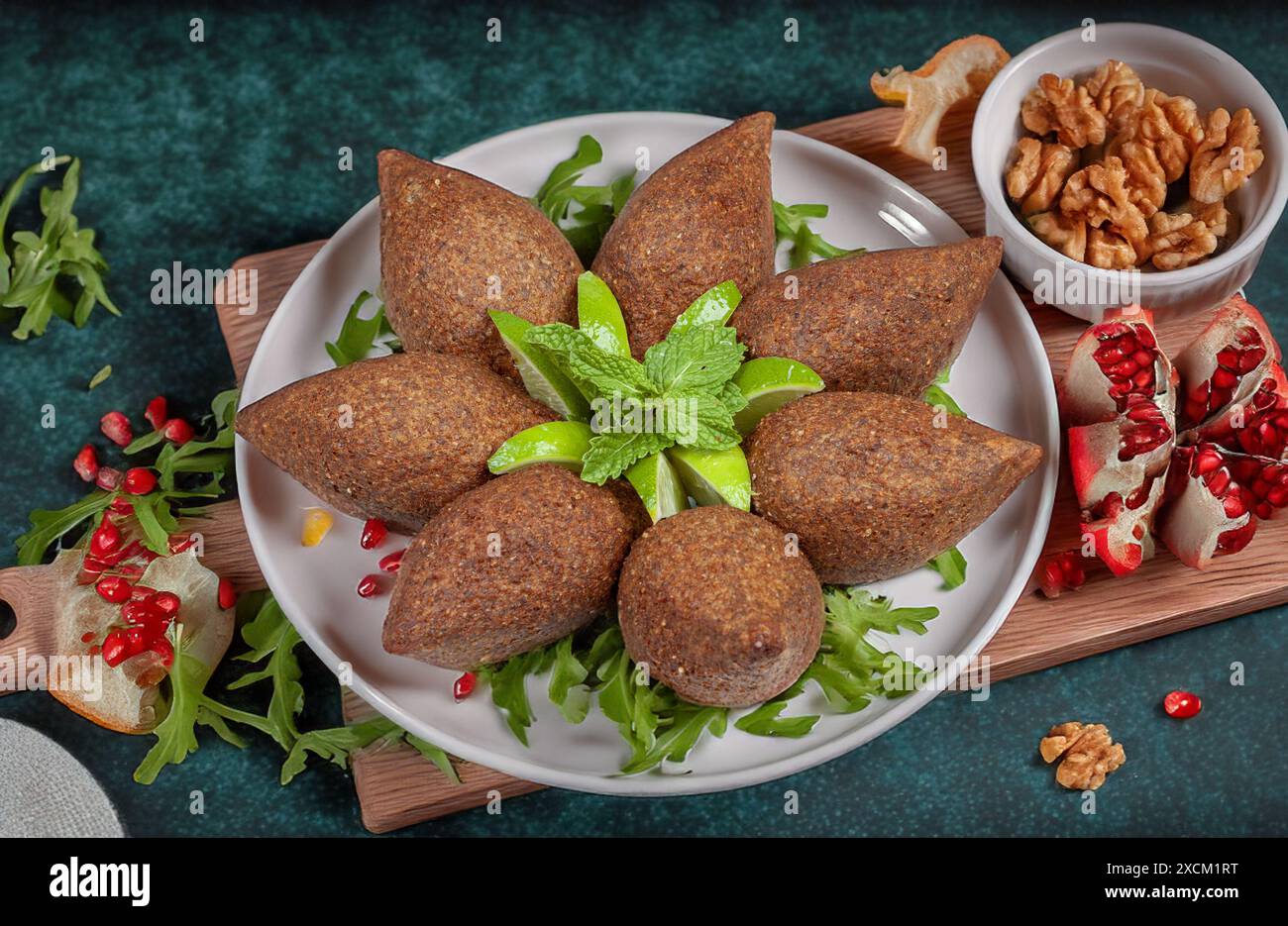Fried kebab, traditional Arab cuisine, quibe Stock Photo - Alamy