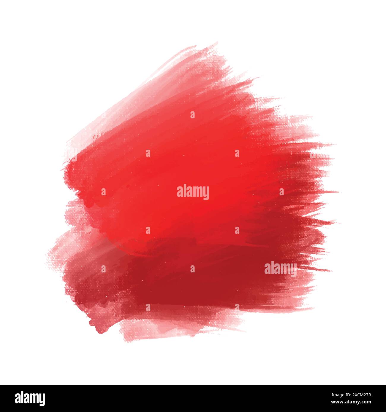 Abstract red watercolor brush stroke design Stock Vector Image & Art ...