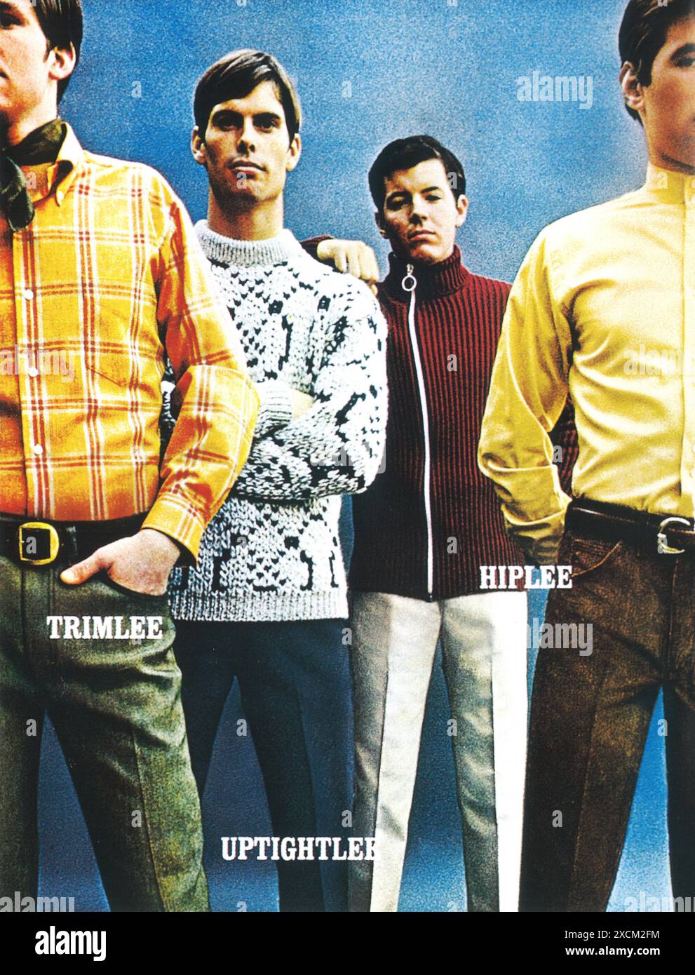 1968 Lee jeans ad - Trimlee, Hiplee, Uptightlee Stock Photo - Alamy