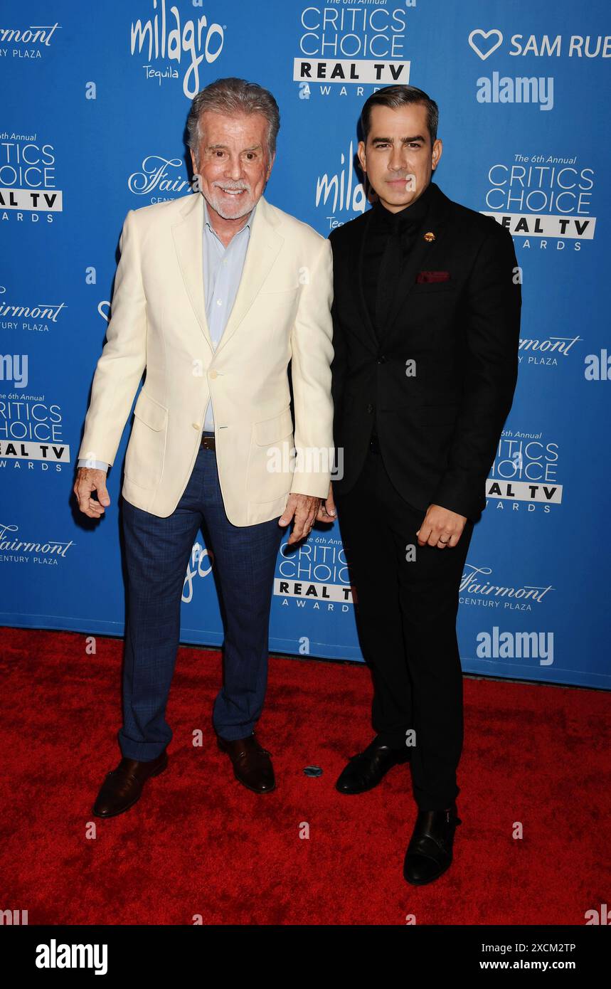 LOS ANGELES, CALIFORNIA - JUNE 15: (L-R) John Walsh and Callahan Walsh ...