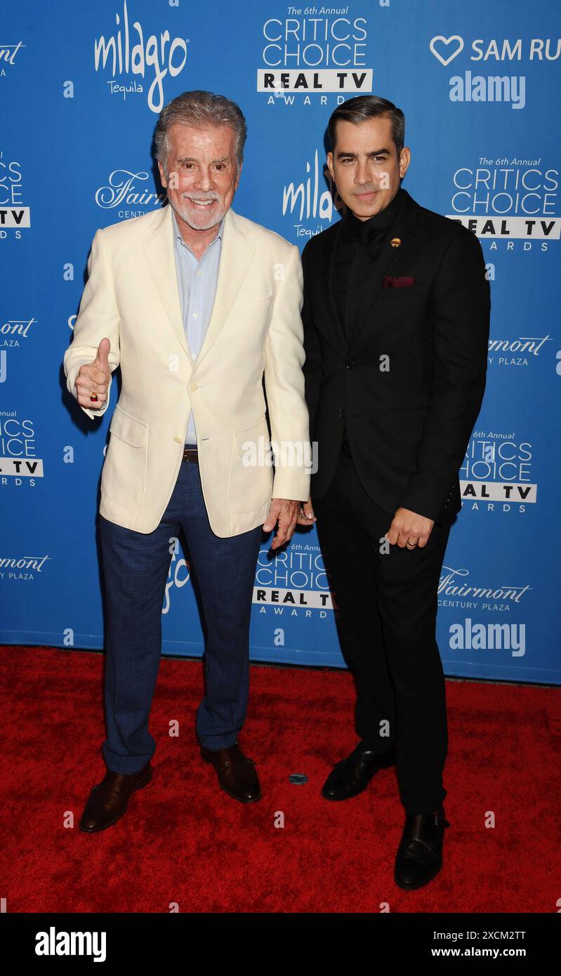 LOS ANGELES, CALIFORNIA - JUNE 15: (L-R) John Walsh and Callahan Walsh ...