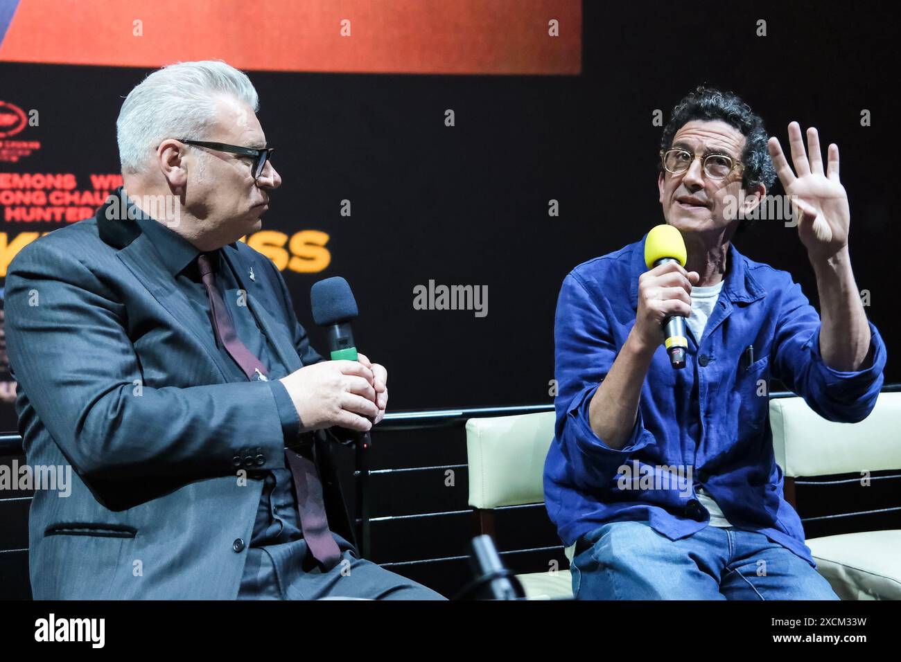 London, UK. 17th June, 2024. Mark Kermode and Robbie Ryan photographed ...