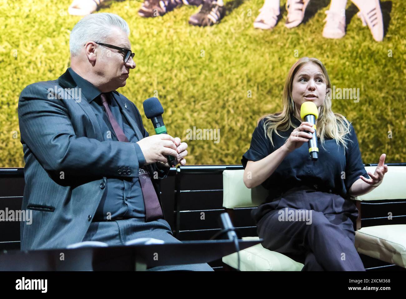 London, UK. 17th June, 2024. Mark Kermode and Rachel Ramsay ...