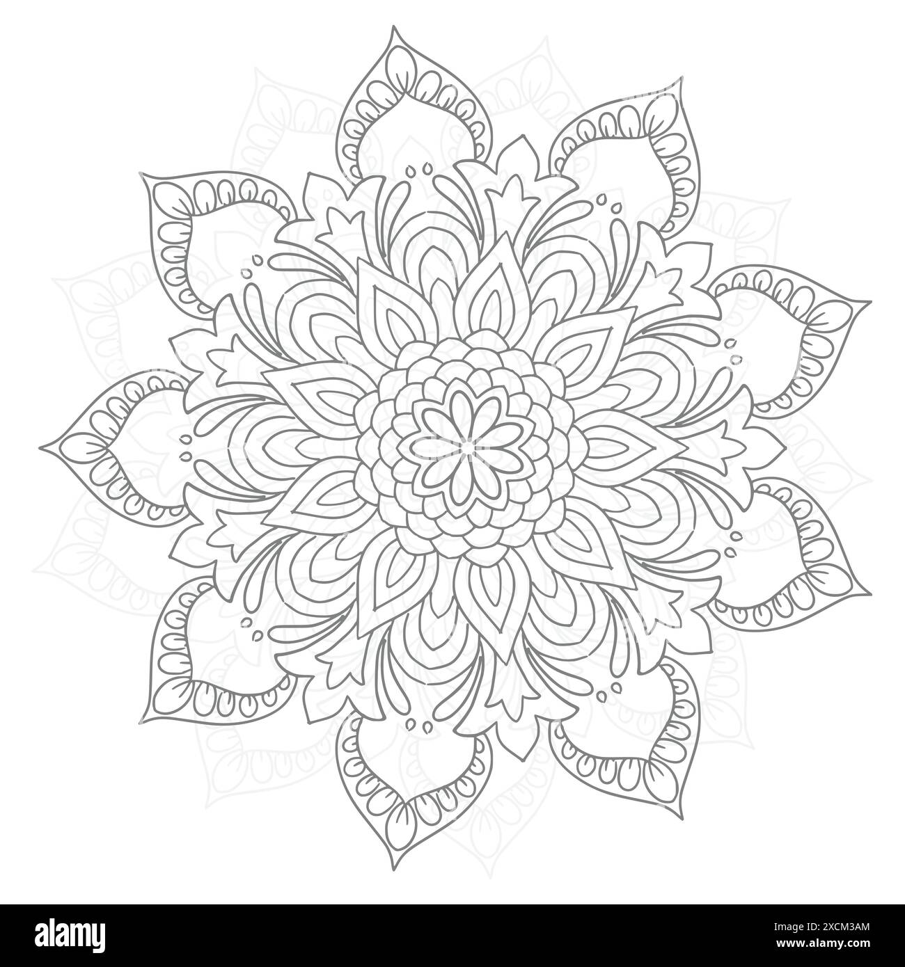 Circular pattern in form of decorative mandala design Stock Vector ...