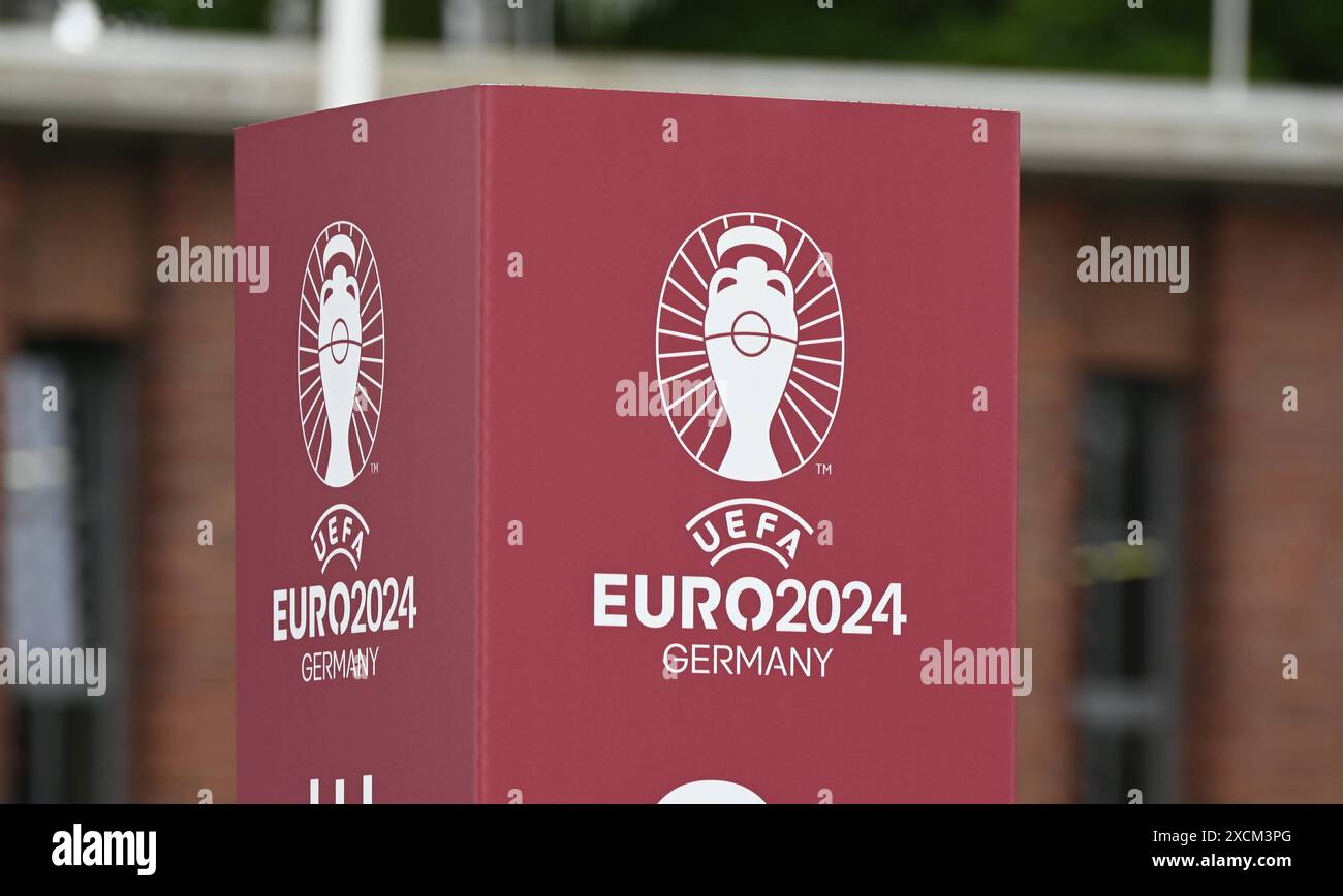 Der VIP Eingang des Kölner RheinEnergieStadion für die UEFA EURO 2024 ...