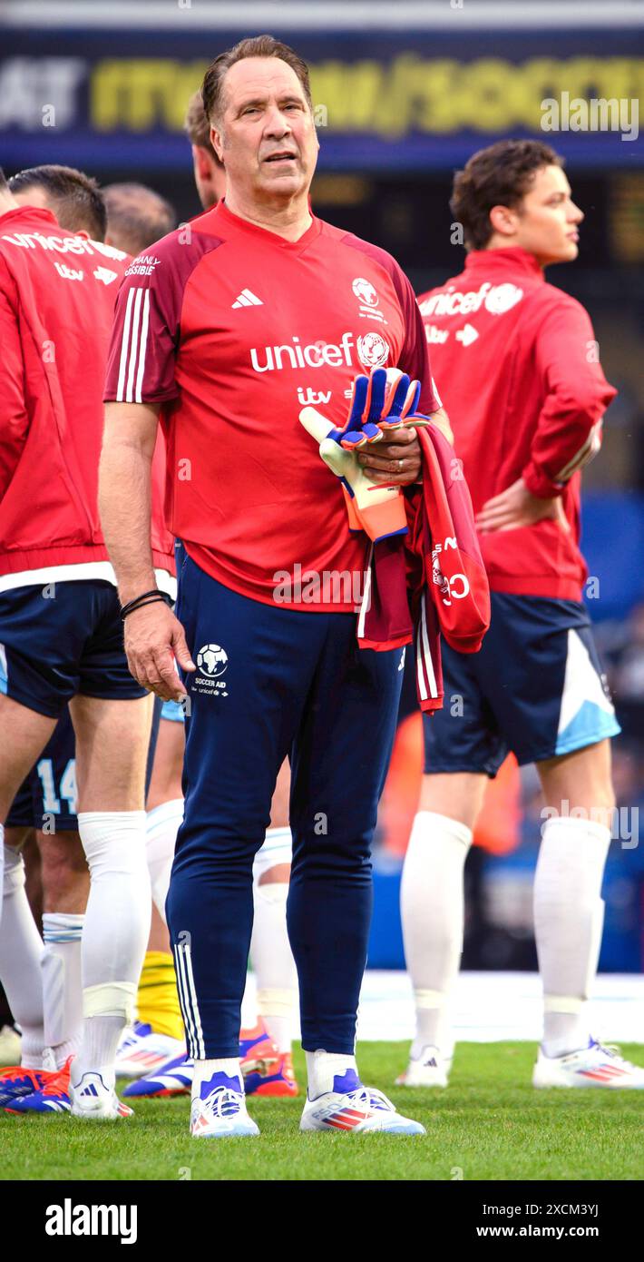 David Seaman at the England XI v World XI, Soccer Aid for Unicef 2024 ...