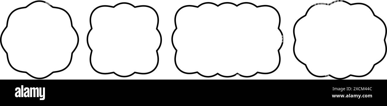 Wavy outline hi-res stock photography and images - Alamy