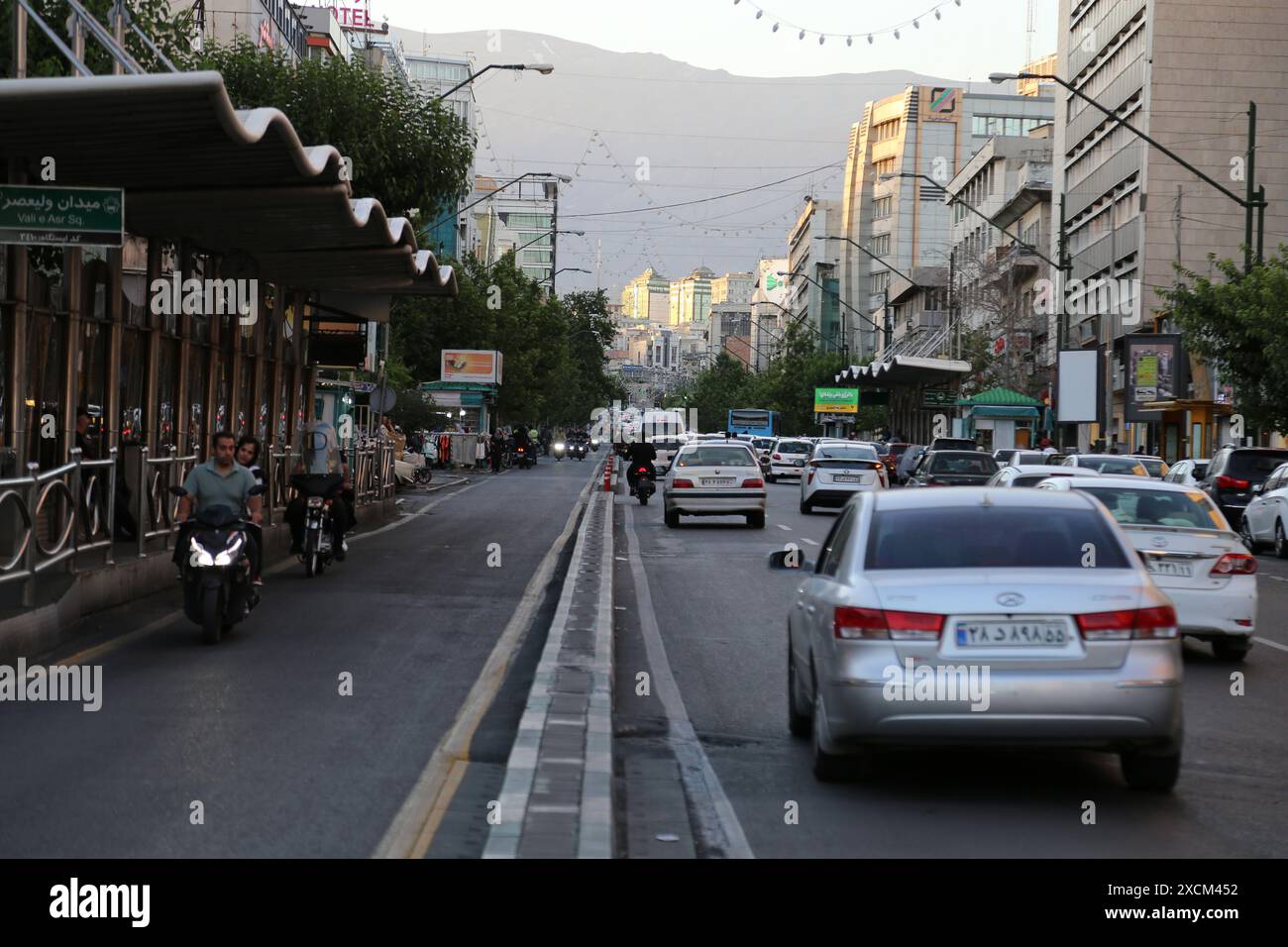 Tehran, Iran. 17th June, 2024. A View of Valiasr Street in downtown ...