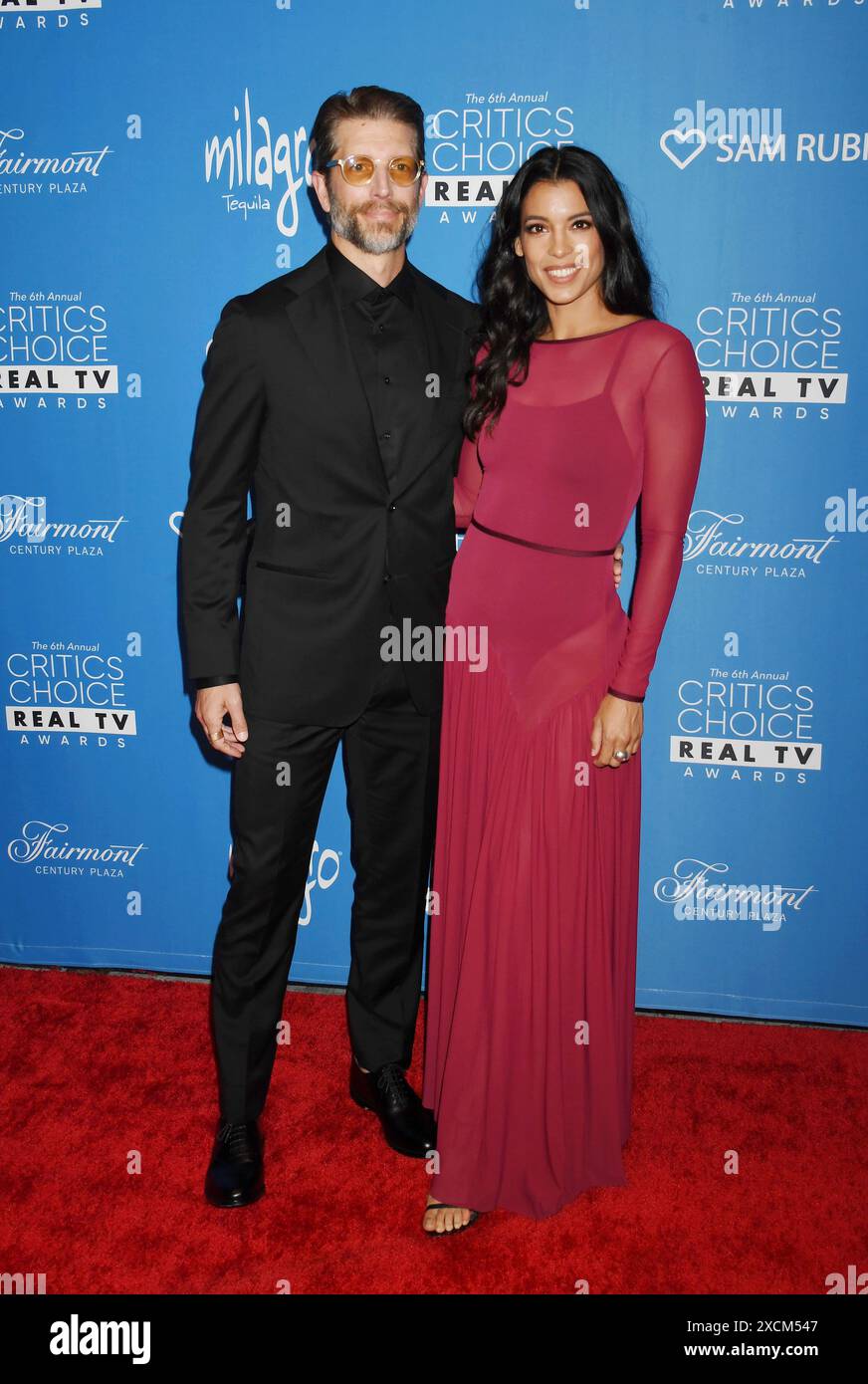 LOS ANGELES, CALIFORNIA - JUNE 15: (L-R) Brian Mendoza and Stephanie ...