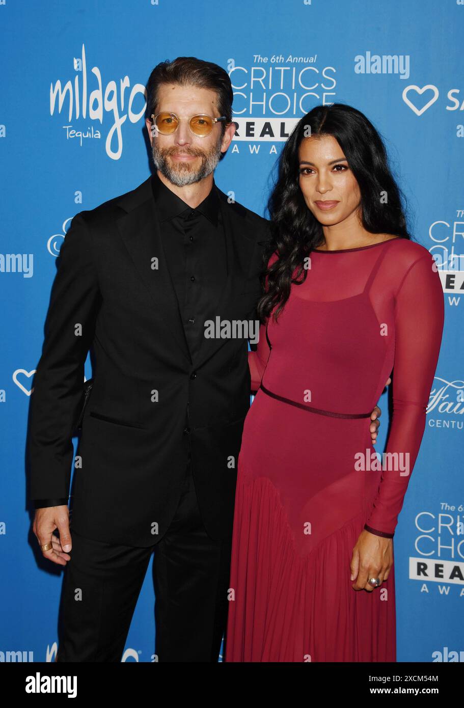 LOS ANGELES, CALIFORNIA - JUNE 15: (L-R) Brian Mendoza and Stephanie ...