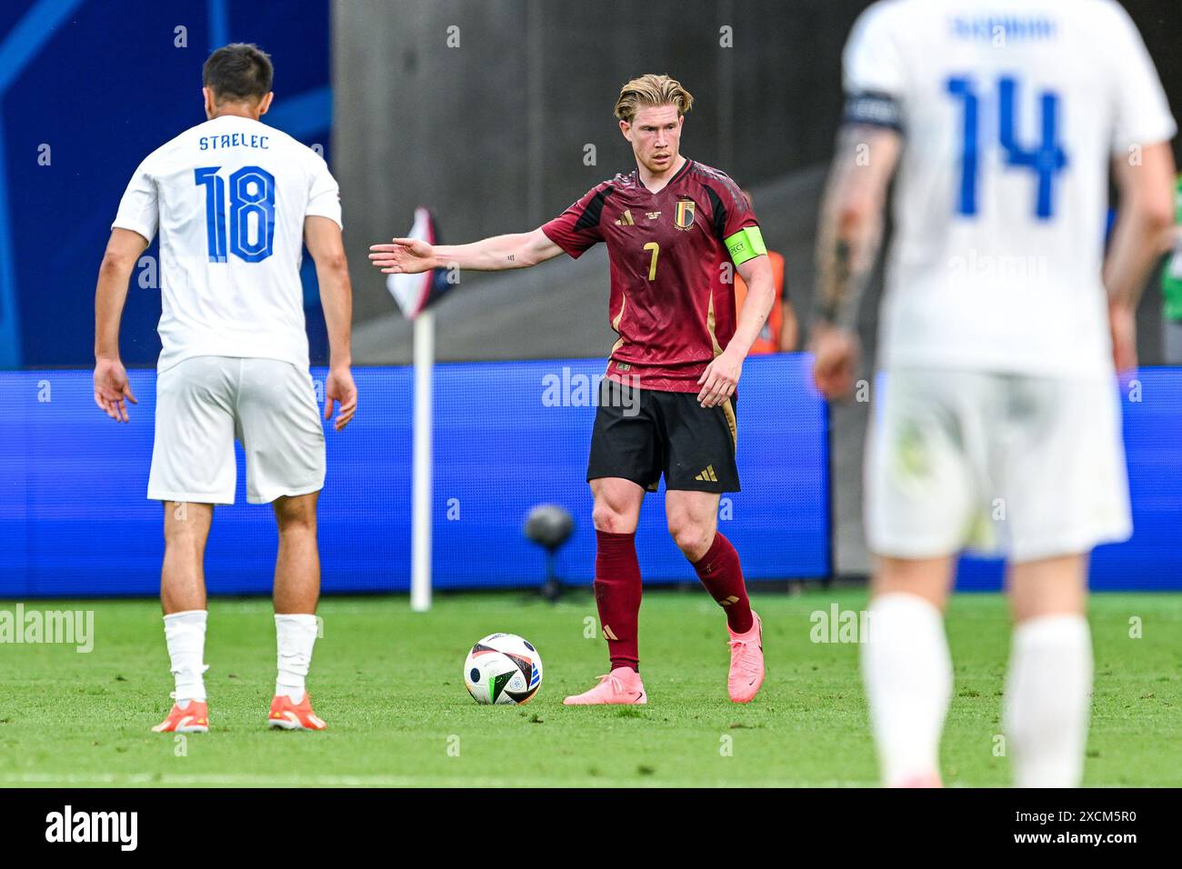 during a soccer game between the national teams of Belgium, called the ...