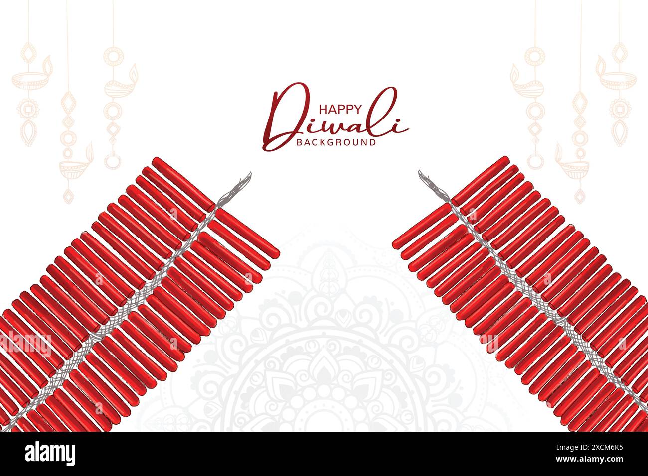 Vector diwali crackers background design hi-res stock photography and ...