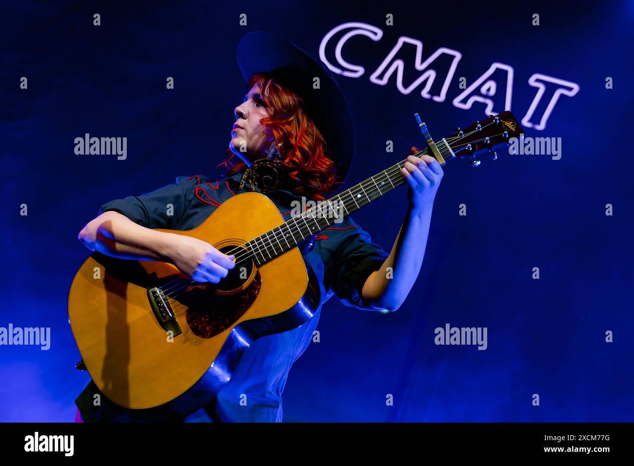 LONDON, ENGLAND: CMAT performs at the O2 Kentish Town Forum. Featuring ...