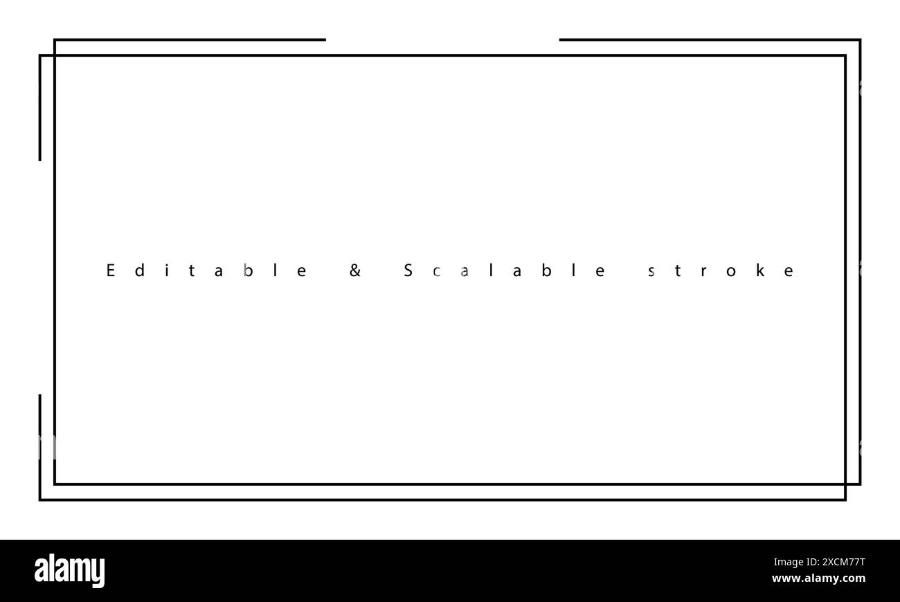 Border frame line illustration page on white background Stock Vector ...