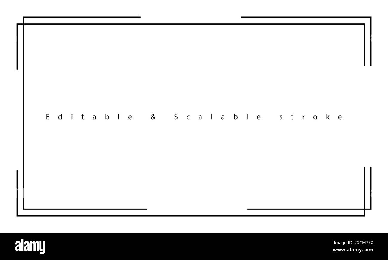 Border frame line illustration page on white background Stock Vector ...