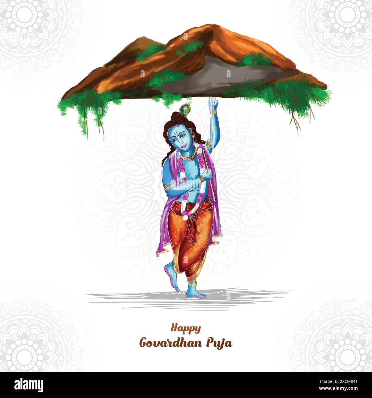 Govardhan parvat hi-res stock photography and images - Alamy