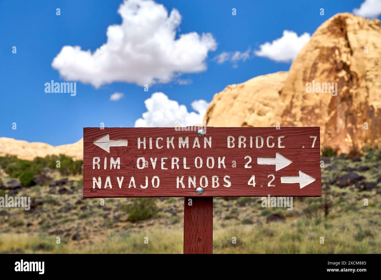Utah, United States of America - June 8, 2024: Sign in Capitol Reef ...