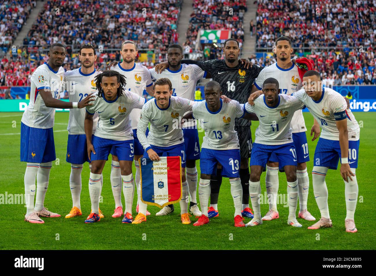 Dusseldorf, Germany. 17th June, 2024. The French national football team ...