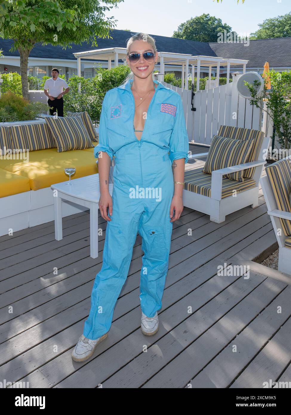 Aydan Ackermann attends the Opening of Ketchy Beach at Capri Hotel in ...