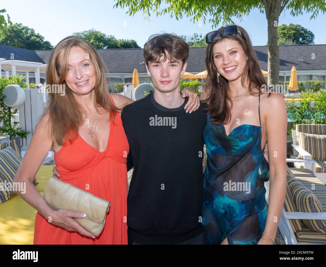 Ocean Mulholland, Jojo Mulholland, Mary Kate Bedway attends the Opening ...
