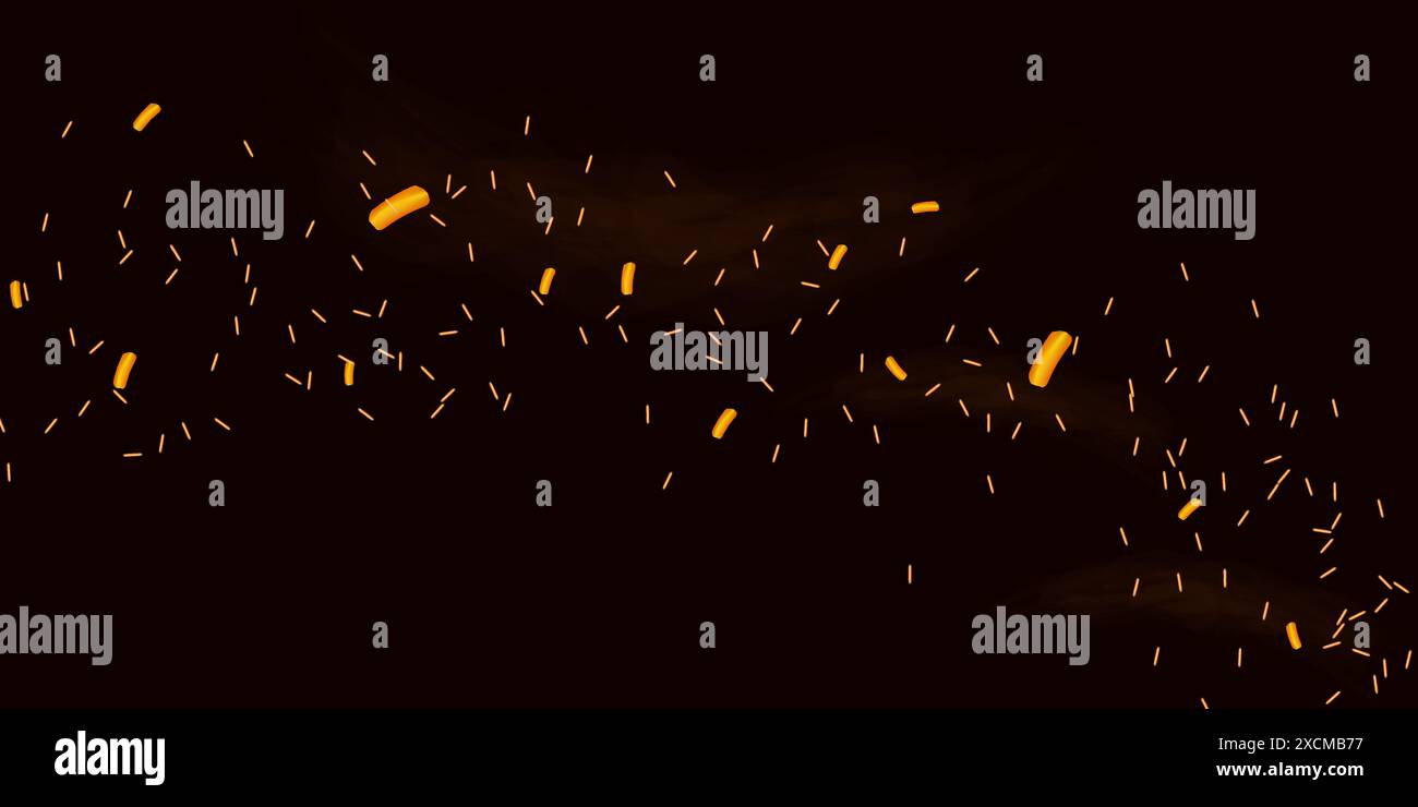 Fire smoke flame effect overlay sparks background. Sparks and smoke ...