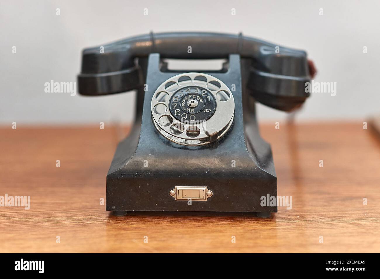 Classic dial phone Stock Photo - Alamy