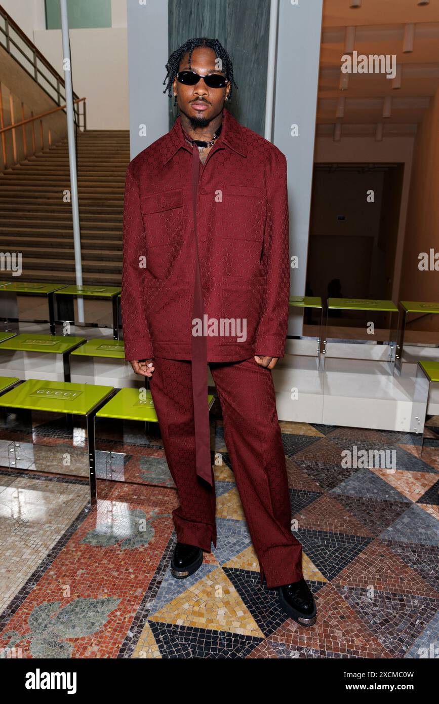 Milan, Italien. 17th June, 2024. Stefon Diggs attends GUCCI Men Spring ...
