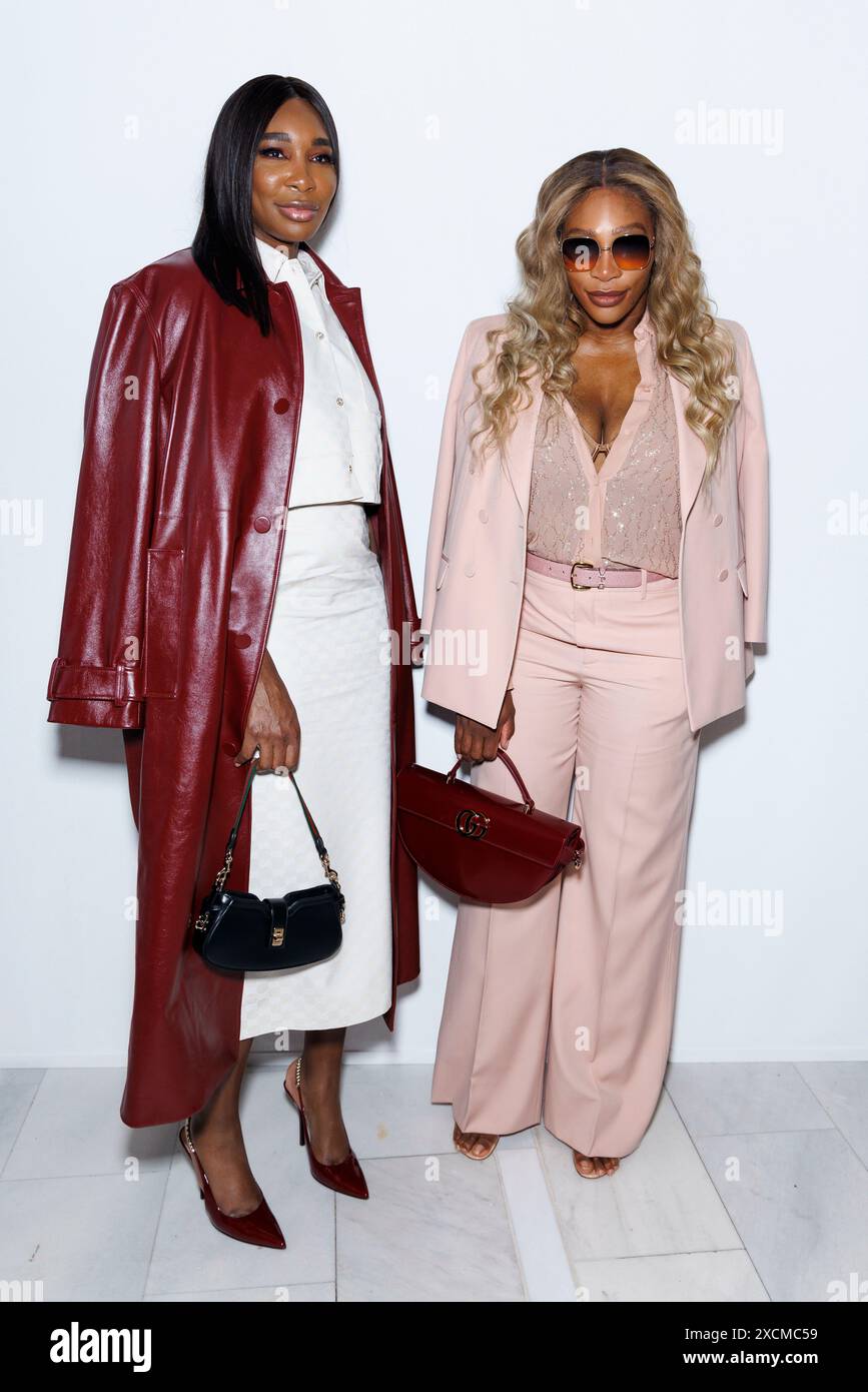 Milan, Italien. 17th June, 2024. Serena Williams and Venus Williams ...