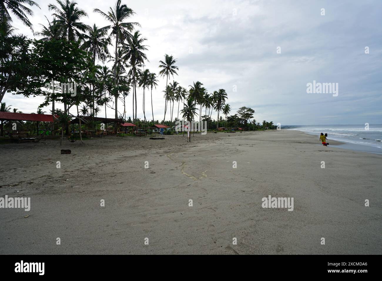 Pantai Mandiri Beach, Krui, Lampung, Sumatera, Indonesia Stock Photo ...