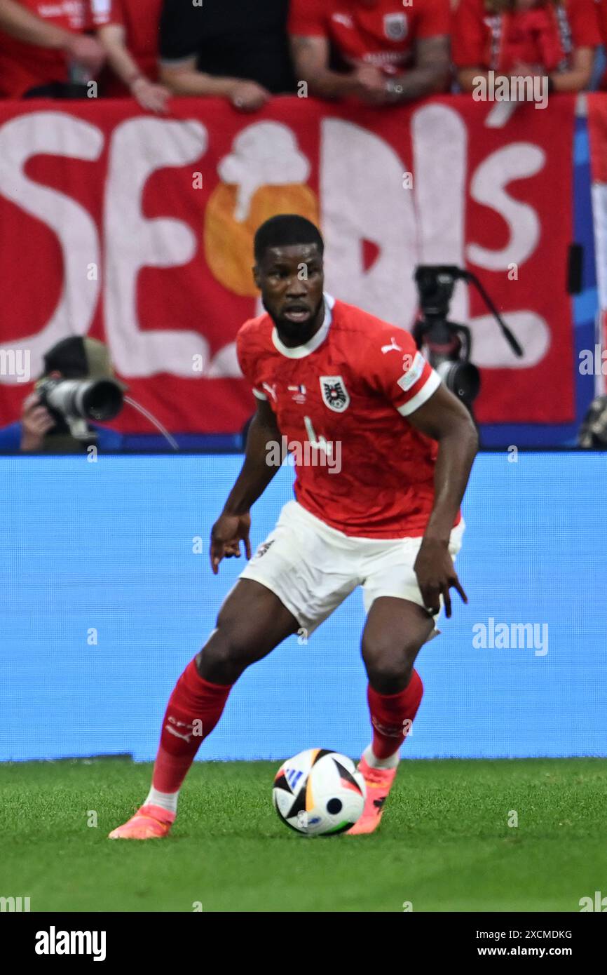 Dusseldorf, Germany. 17 June, 2024. Kevin Danso (Austria) during the ...