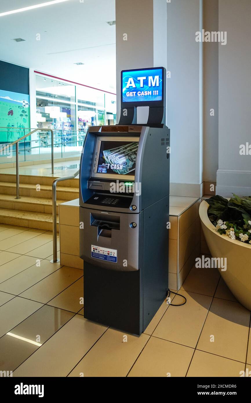 Atm machine inside mall hi-res stock photography and images - Alamy